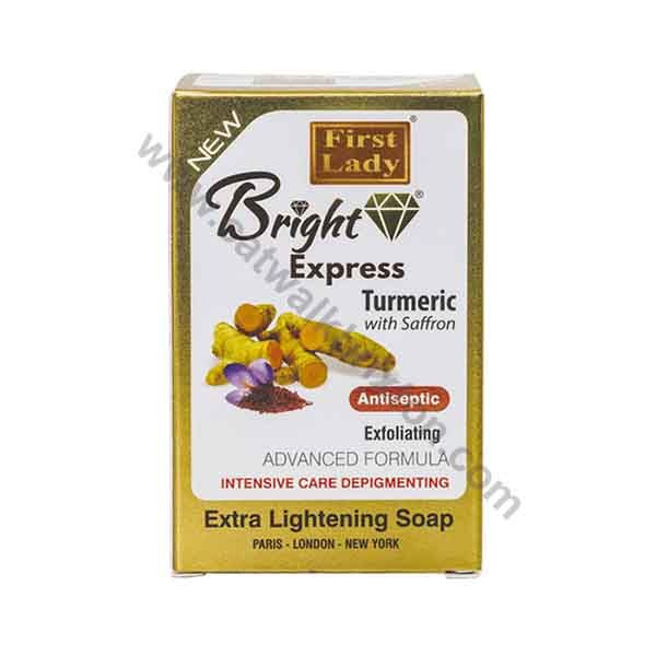 First Lady Bright Express | Turmeric with Saffron | Lightening Soap ...