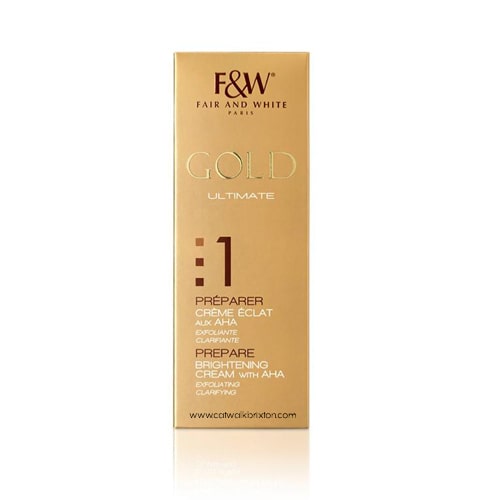 FAIR & WHITE | GOLD BRIGHTENING CREAM WITH AHA – Catwalk Brixton